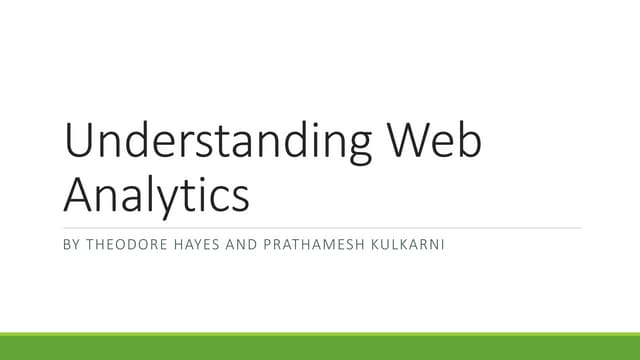 Introduction to Google Analytics | PPTX