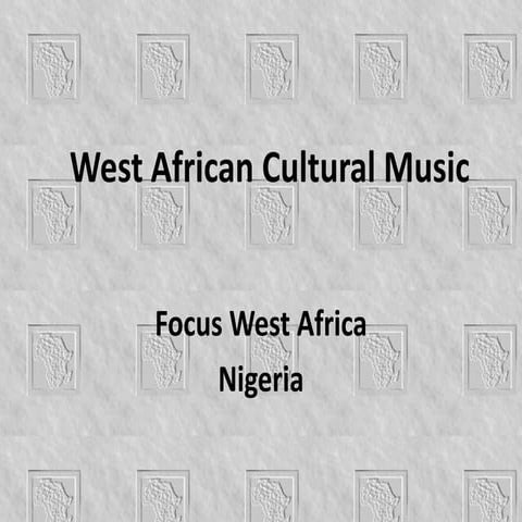 "Voices Of Africa" West African Cultural Music Workshop | PPSX | World ...
