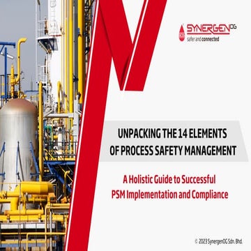 THE 14 ELEMENTS OF PROCESS SAFETY MANAGEMENT | PDF