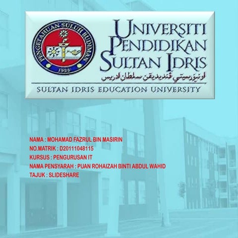 UPSI_Slideshare | PPTX