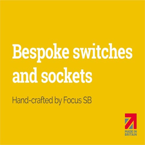 Focus SB Bespoke switches and sockets | PDF