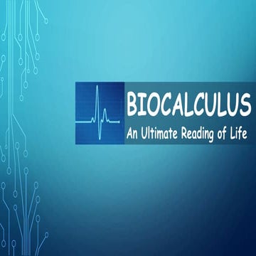 BIOCALCULUS | PPT