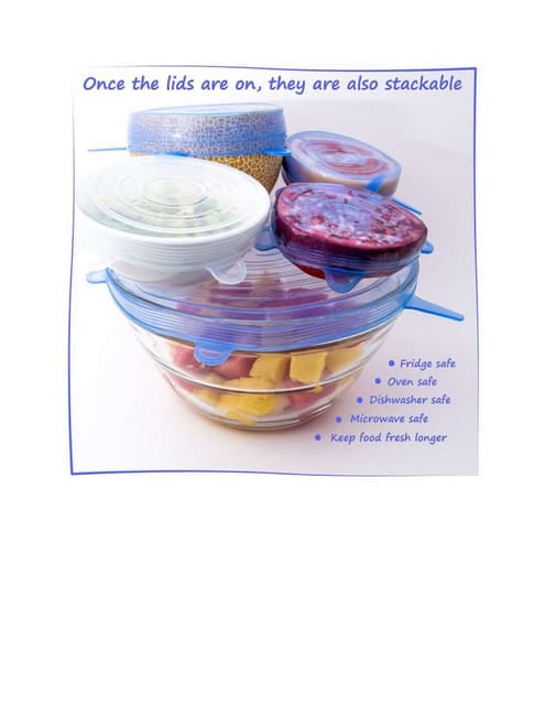 SILICONE LIDS - MICROWAVE SAFE | DOCX
