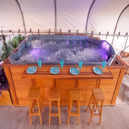 Swim Spa with Bar and 4 stools package | PDF