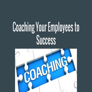 Effective Coaching Part 2: Moving Into Action | PDF