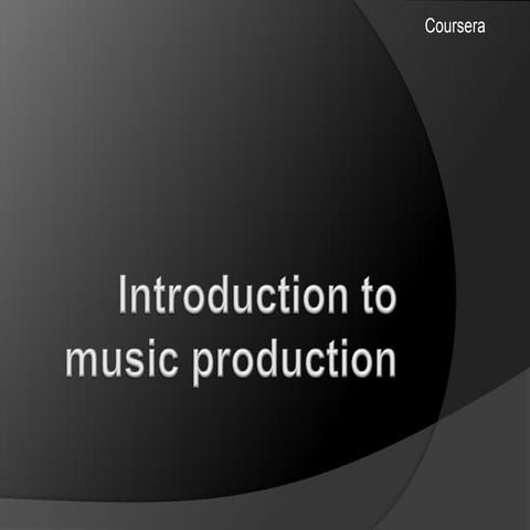 Introduction to Music Production- Prepare a project in your DAW ...