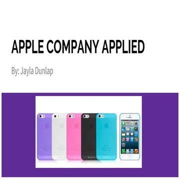 Slideshare 2: Apple Inc. and Human Resources | PPTX