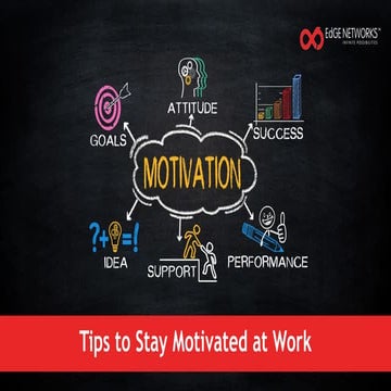 Tips to stay motivated at work | PPT