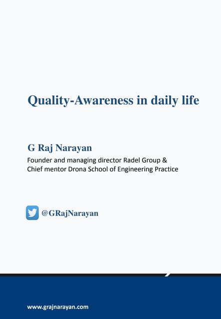 Quality Awareness Training | PPT | Business | Business and Finance