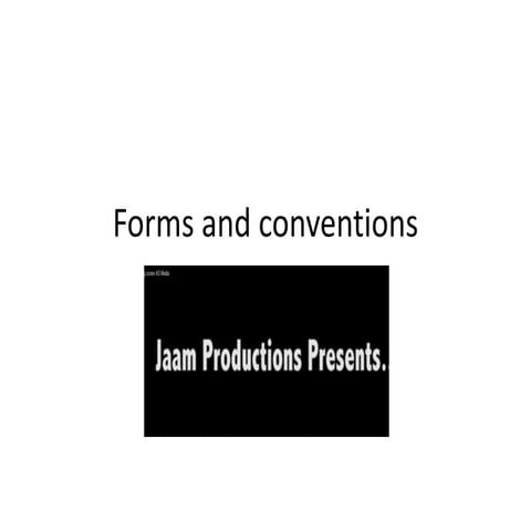 forms and conventions | PPTX