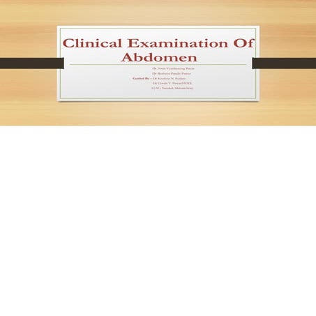 Clinical examination of abdomen.ppt