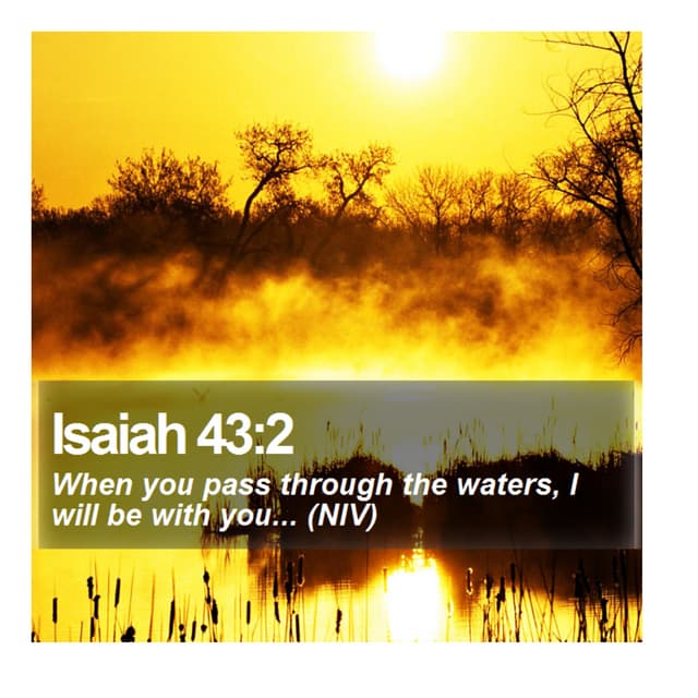 Isaiah 43:2 - Daily Bible Verse | PDF