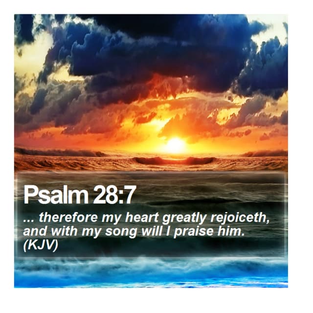 Psalm 28:7 - Daily Bible Verse | PDF