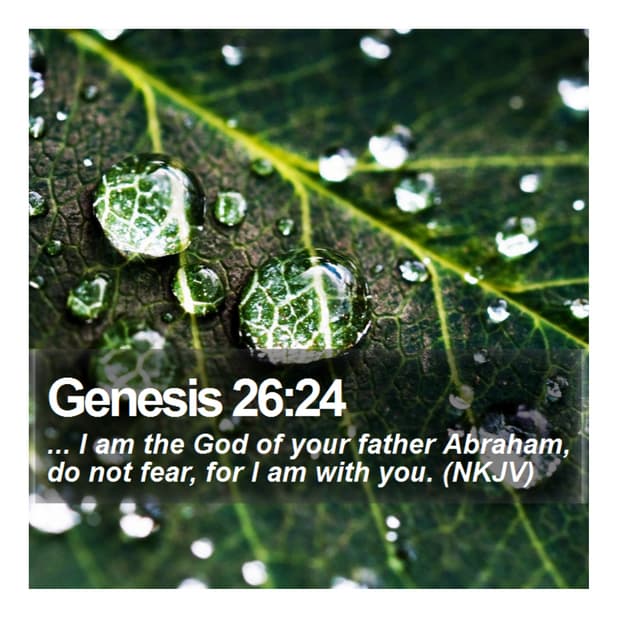 Genesis 26:24 - Daily Bible Verse | PDF