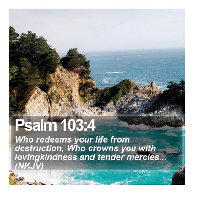 Psalm 103:4 - Daily Bible Verse | PDF