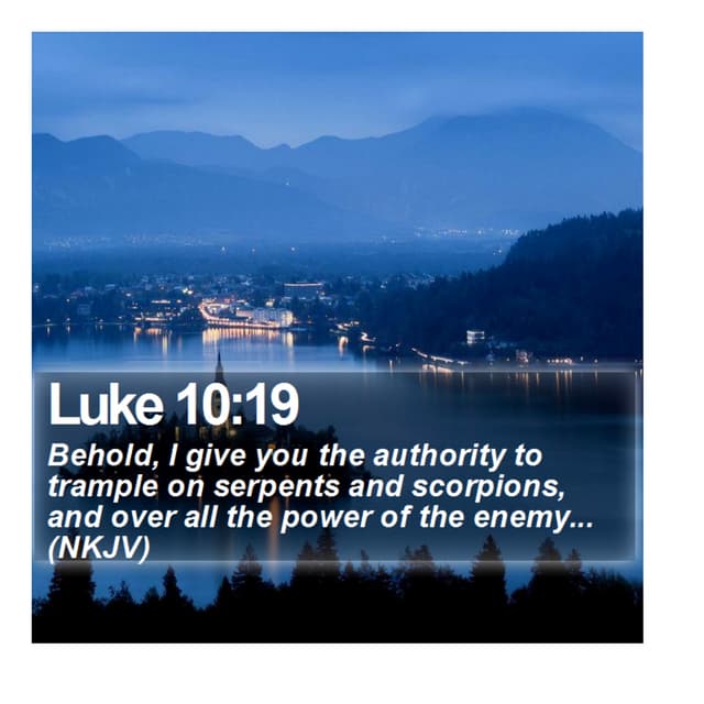 Luke 10:19 - Daily Bible Verse | PDF