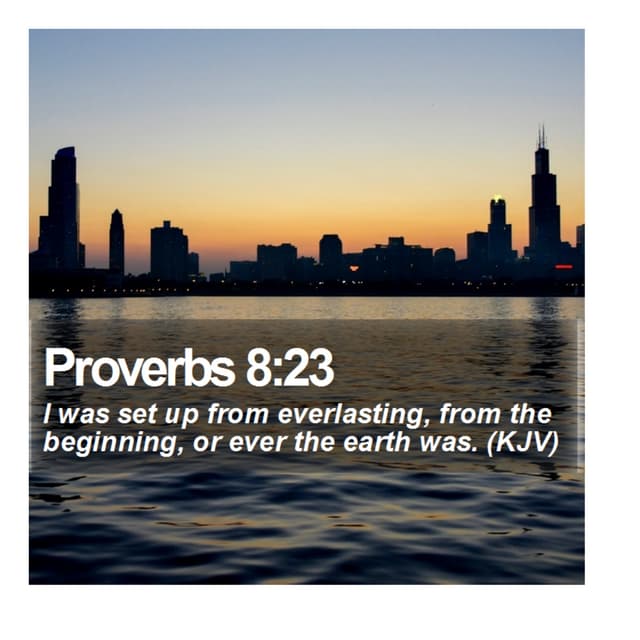 Proverbs 8:23 - Daily Bible Verse | PDF