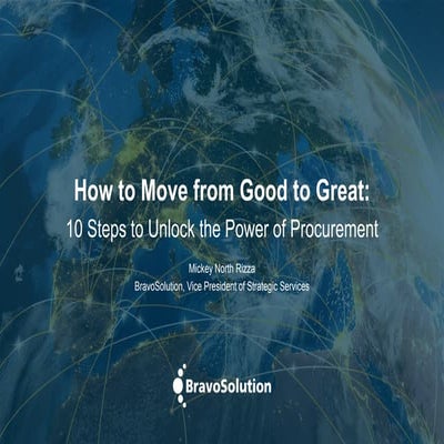 BravoSolution - 10 Steps to Unlock the Power of Procurement | PPTX