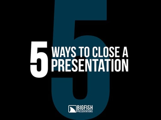 19 Final Slide Ideas for Concluding Your Presentation | ODP