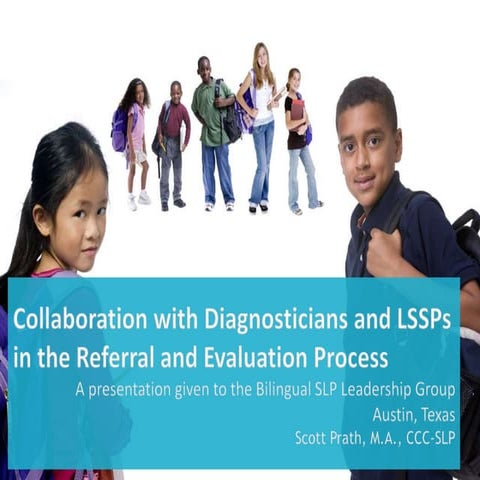 Collaborating with Educational Diagnosticians in the Referral and ...