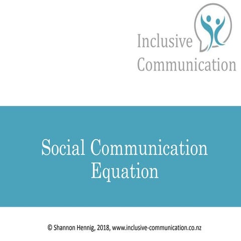Slide share communication equation | PPTX