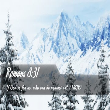 Romans 8:31 - Bible Verse of the Day | PDF