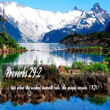 Proverbs 29:2 - Bible Verse of the Day | PPT