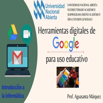 Herramientas digitales de Google para el uso educativo | PDF | Computing | Technology & Computing