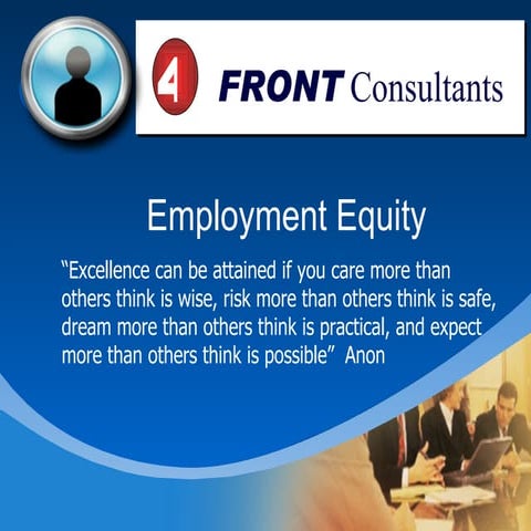 Employment Equity in action | PPT
