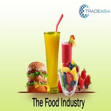 Analysis of the Food Industry | PPT