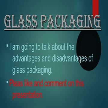 Glass Packaging | ODP | Food & Drink