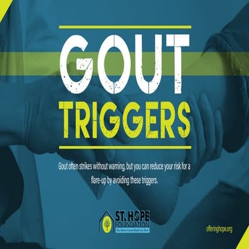 Gout Triggers to Avoid | PPT