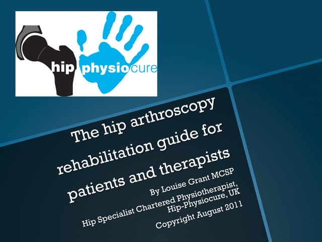 Hip Arthroscopy-physiocure presentations