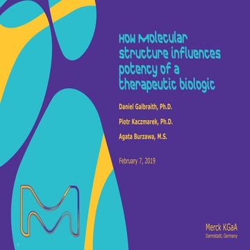 How Molecular Structure Influences Potency of a Therapeutic Biologic | PPT