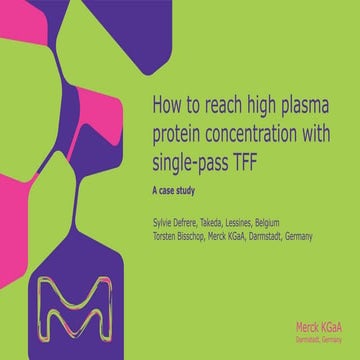 How to reach High Plasma Protein Concentration with Single-Pass TFF | PDF