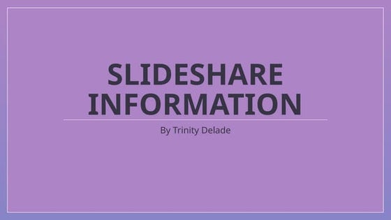 Slideshare | PPT