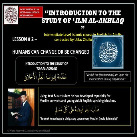 [Slideshare]intermediate islam introductnakhlaq-lesson#2(22-oct2011 ...