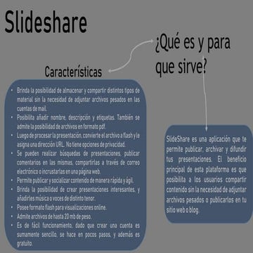 Qué es SlideShare.pptx manera de uso y ventajas | PPTX