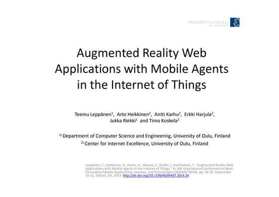 Distributed Artificial Intelligence with Multi-Agent Systems for MEC | PPT