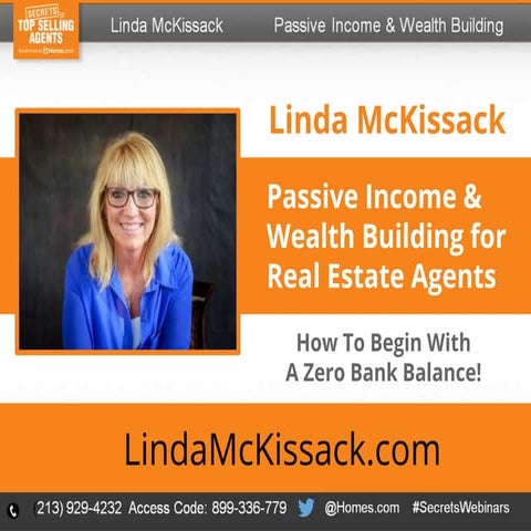 Passive Income & Wealth Building for Real Estate Agents | PPT