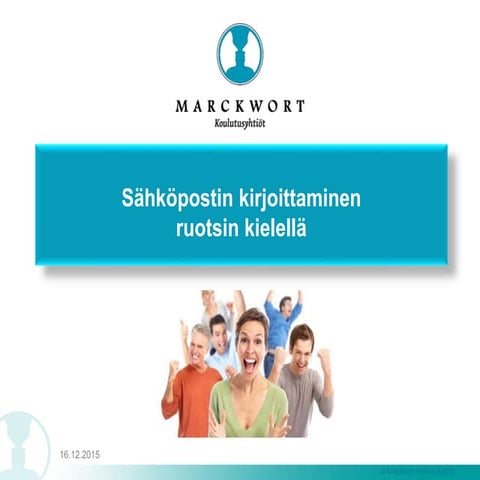 Työeälämän sähköposti ruotsin kielellä | PPTX