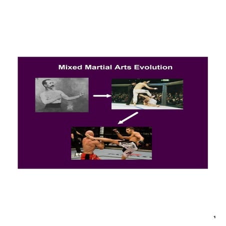 MMA Evolution | PDF | Boxing | Sports