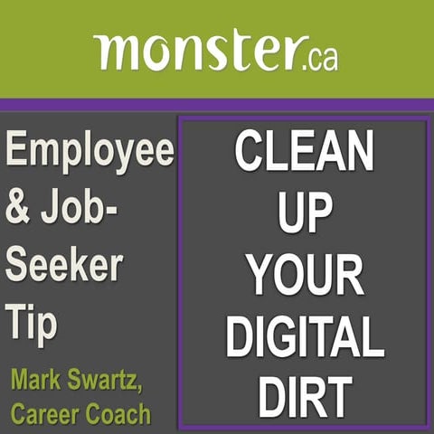 Clean Up Your Digital Dirt | PPTX