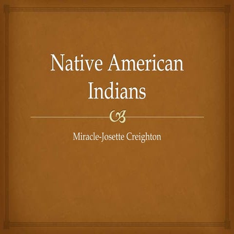 Native americans | PPTX