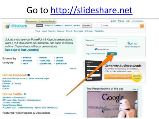 SlideShare Quick Start Guide | PPT