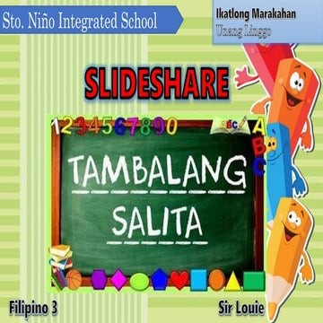 Slideshare output - Sir Louie | PPT