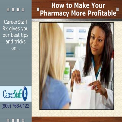 How to Make Your Pharmacy More Profitable | PPT