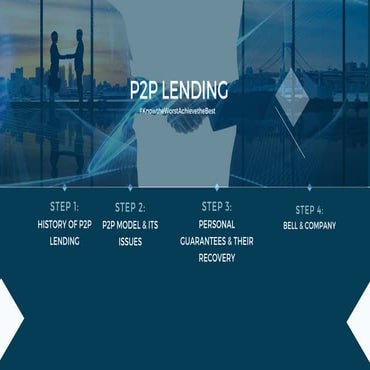 PEER TO PEER LENDING | PPTX