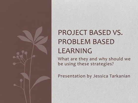 Project based learning | PPTX