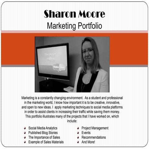 Sharon Moore portfolio | PPTX